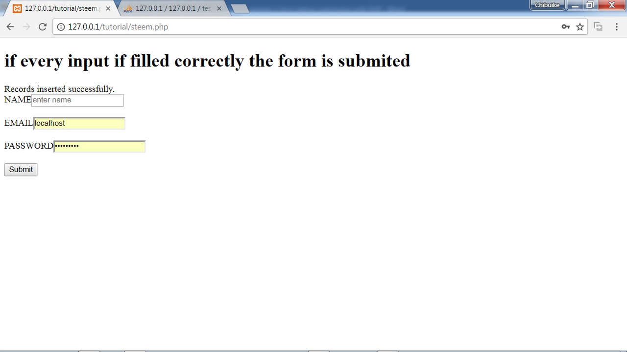 HOW TO VALIDATE FORM INPUTS BEFORE SUBMISSION USING PHP. — Steemit