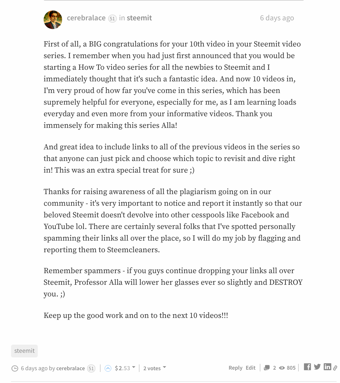 How to Write a High Quality Comment — Steemit