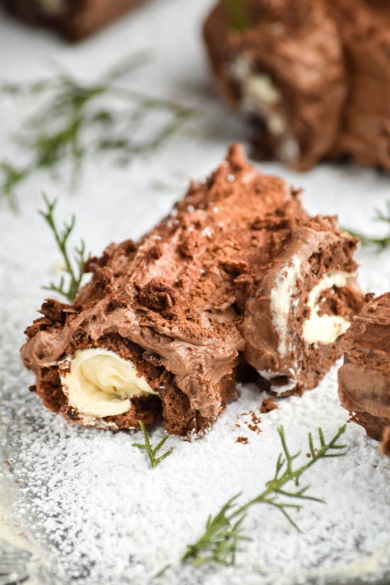 DOUBLE CHOCOLATE MINI YULE LOG CAKES 📷 FOOD PHOTO SHOOT 📷 (100% POWER ...