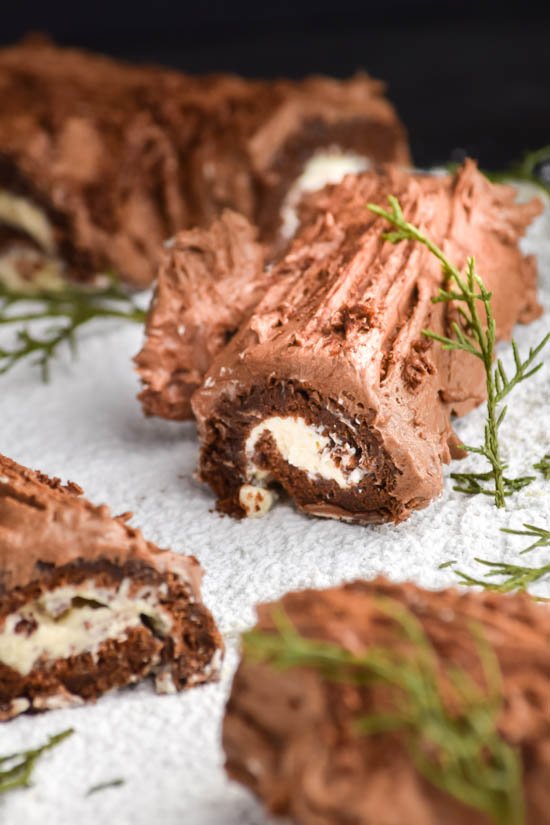 DOUBLE CHOCOLATE MINI YULE LOG CAKES 📷 FOOD PHOTO SHOOT 📷 (100% POWER ...