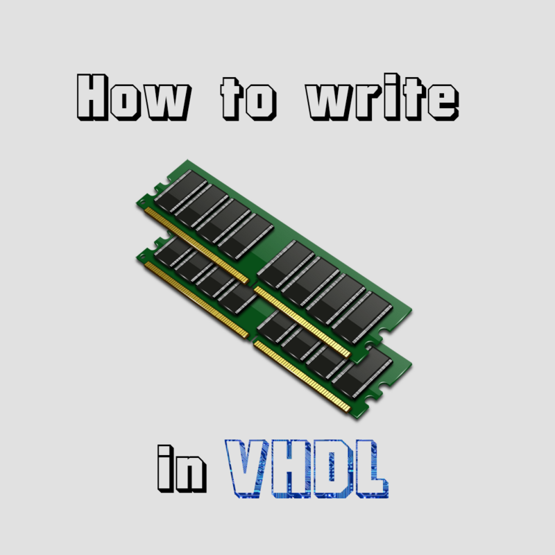 Logic Design - How to write simple RAM in VHDL — Steemit