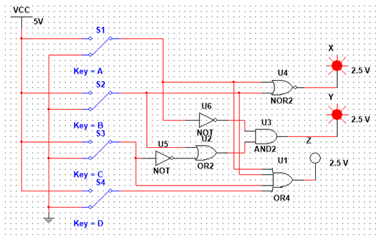 Logic Design - Multiplexer, Encoder and Decoder Circuits in Multisim ...