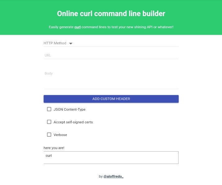 Curlbuilder - Online Curl Command Line Builder — Steemit