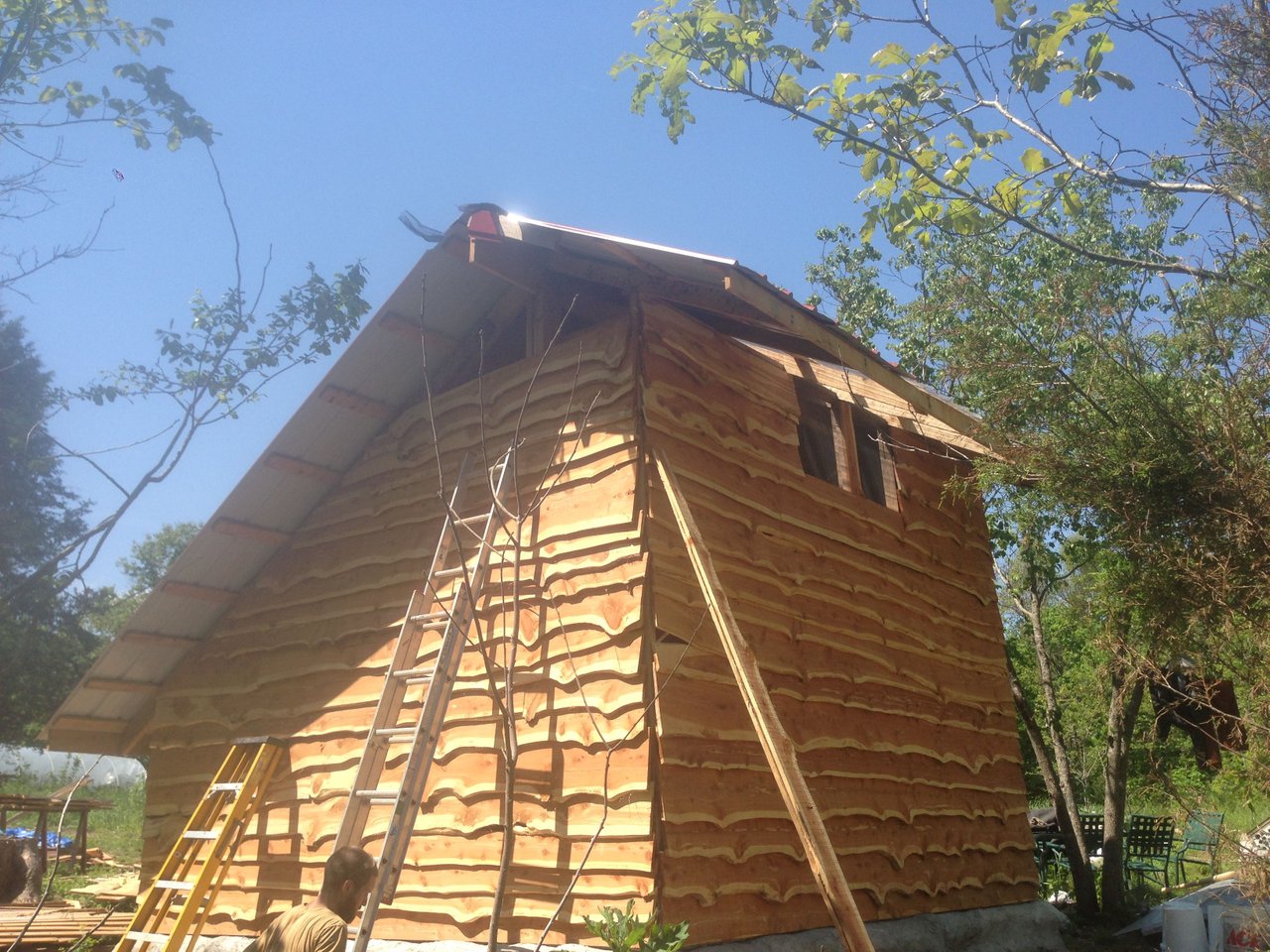 Natural Building: Live Edge Siding, Beautiful & Ecological — Steemit