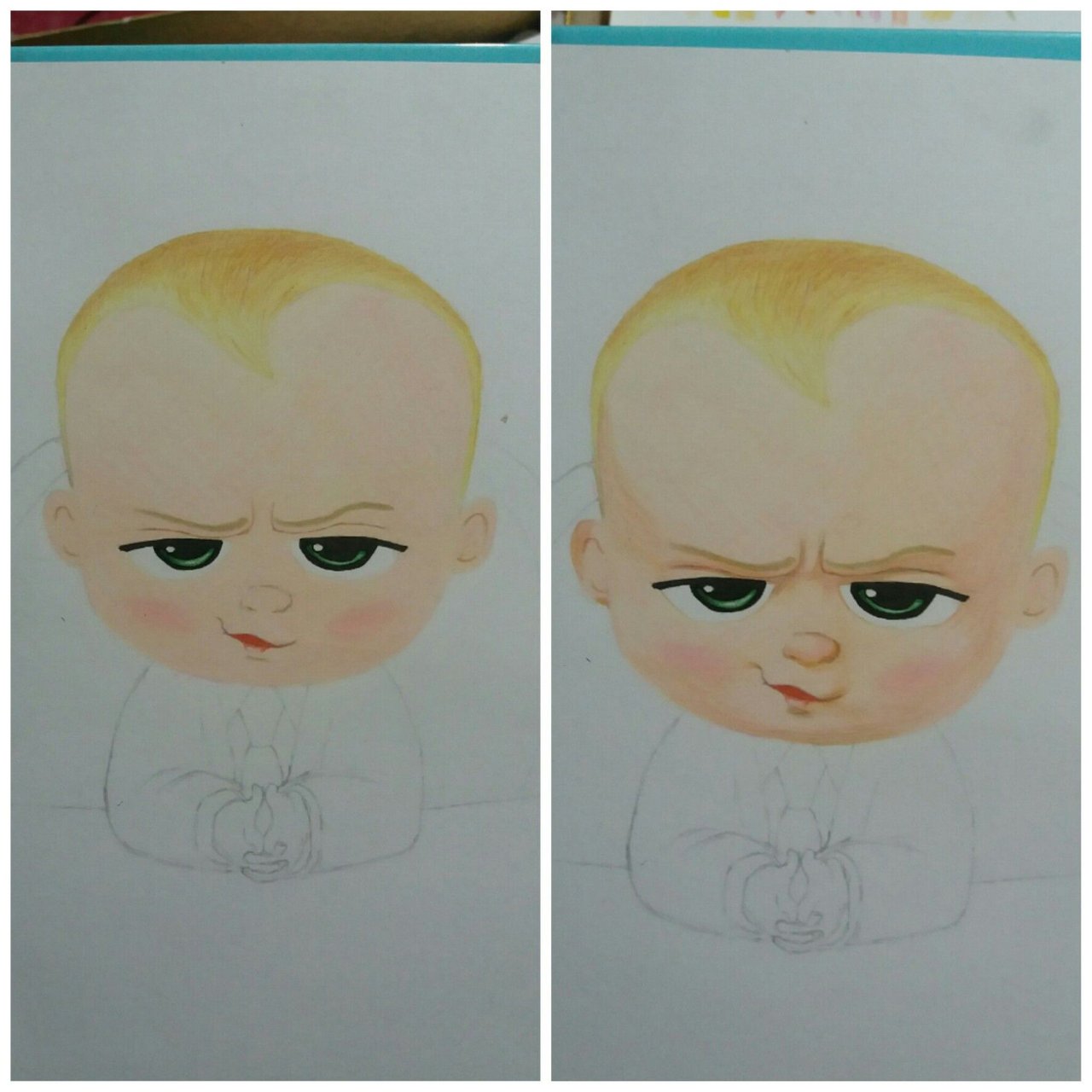 How to Draw Boss Baby Step by Step - Pease Heathence