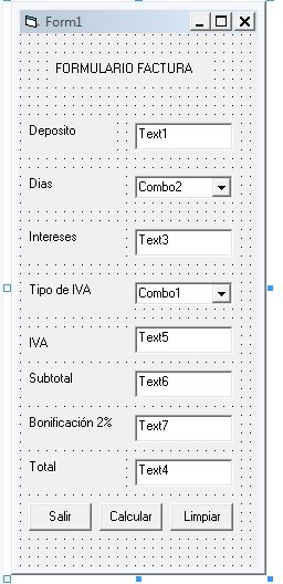 Formulario Factura en Visual Basic — Steemit