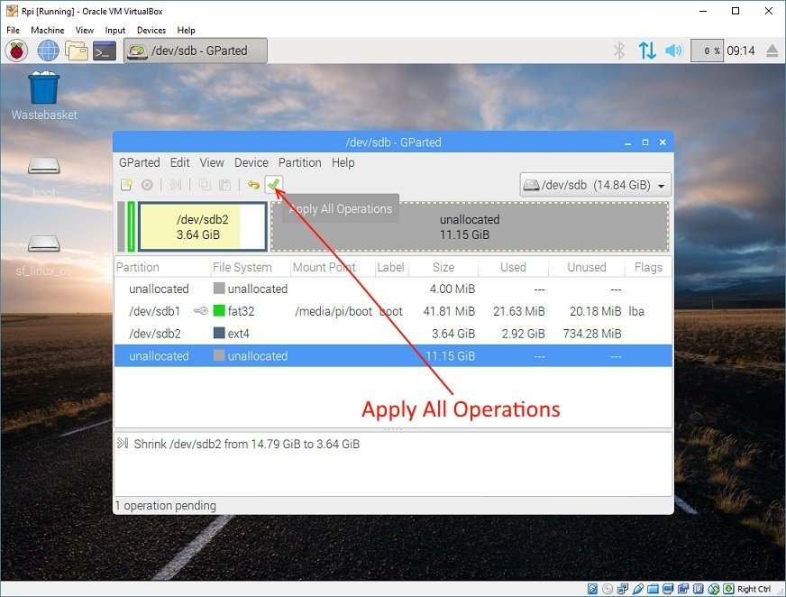 Shrink Raspberry Pi Images - Using Windows, Virtualbox running Raspberry Pi Desktop — Steemit