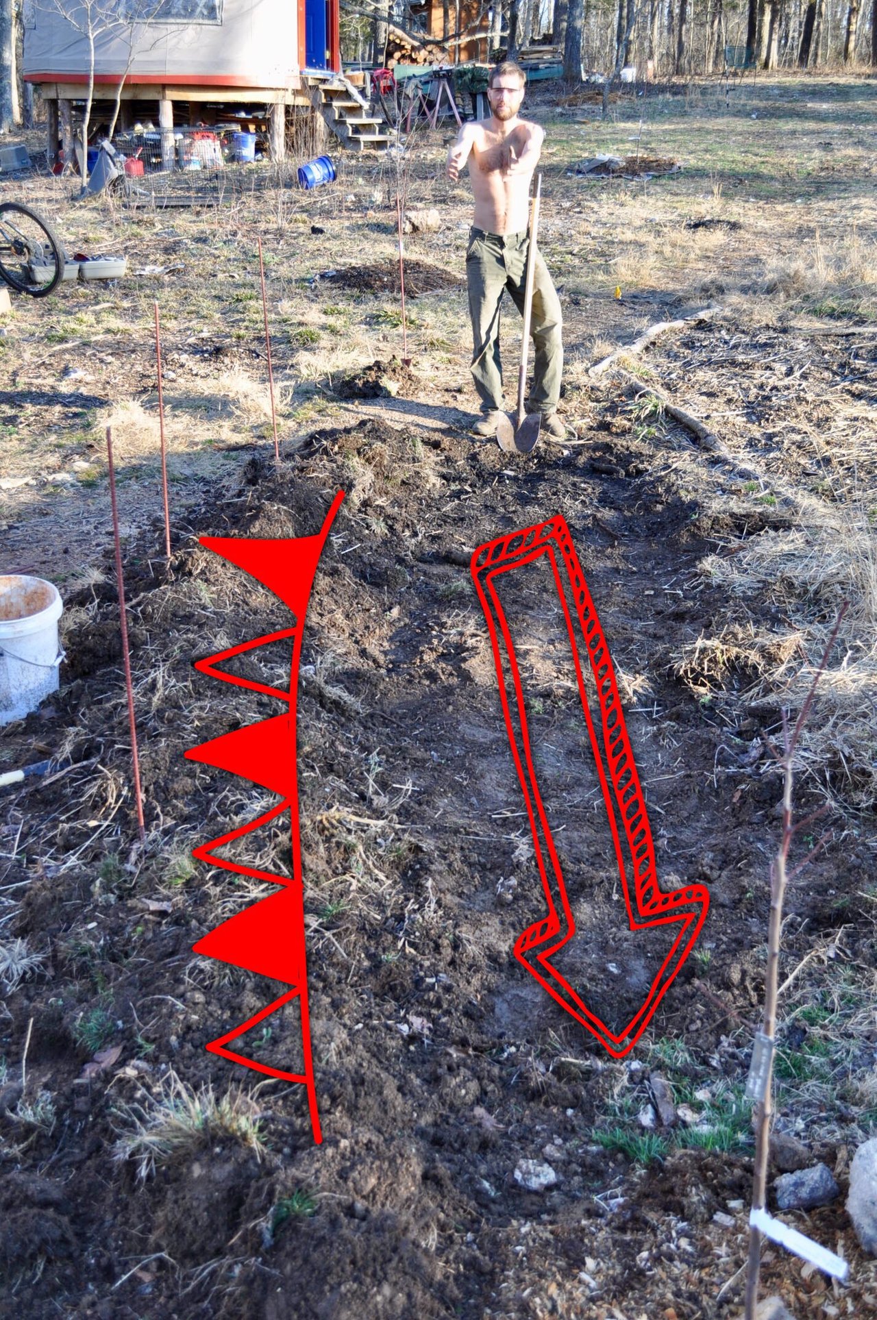 Homestead How To: Create A Swale & Berm For Water Management | Part 1 ...