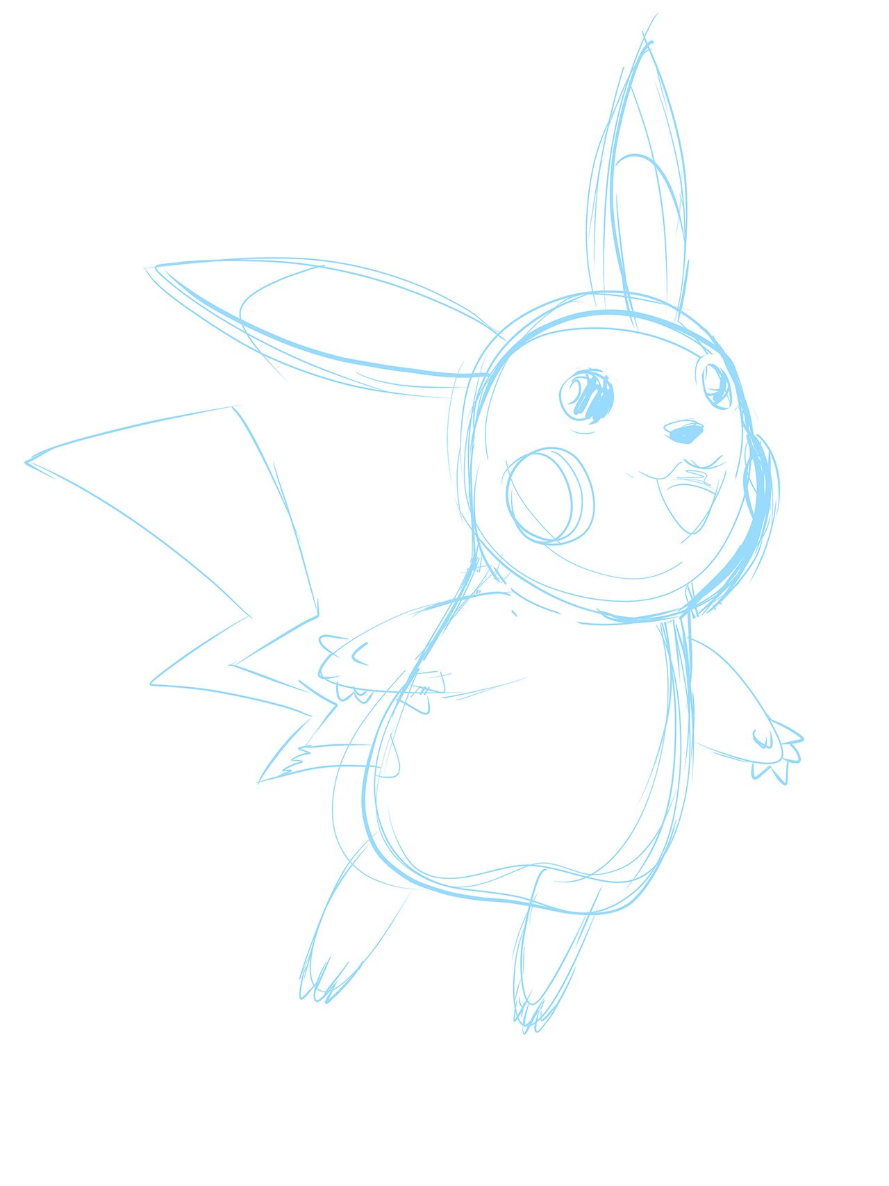 Surprise, Pikachu! Original Pokemon Fan Art [Process Drawing] — Steemit