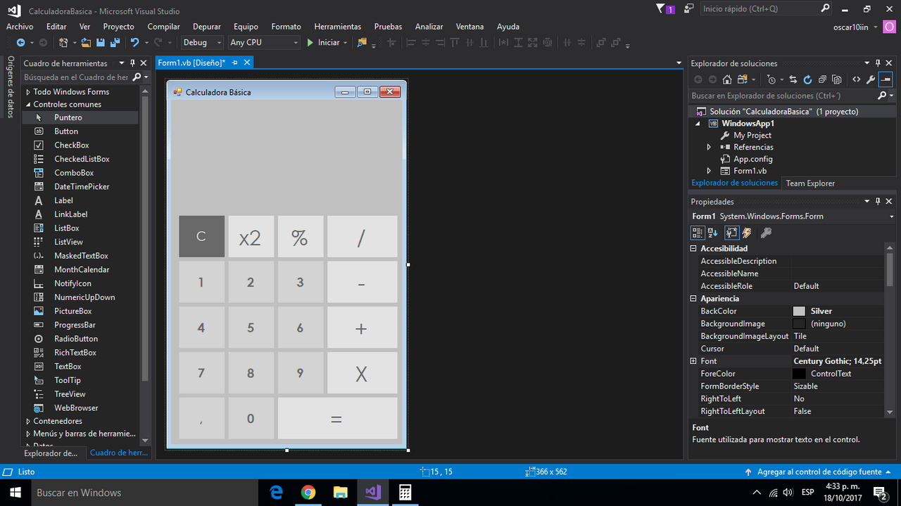 ¡Aprende! | Diseña y programa una 'Calculadora' en Visual Studio 2017 ...