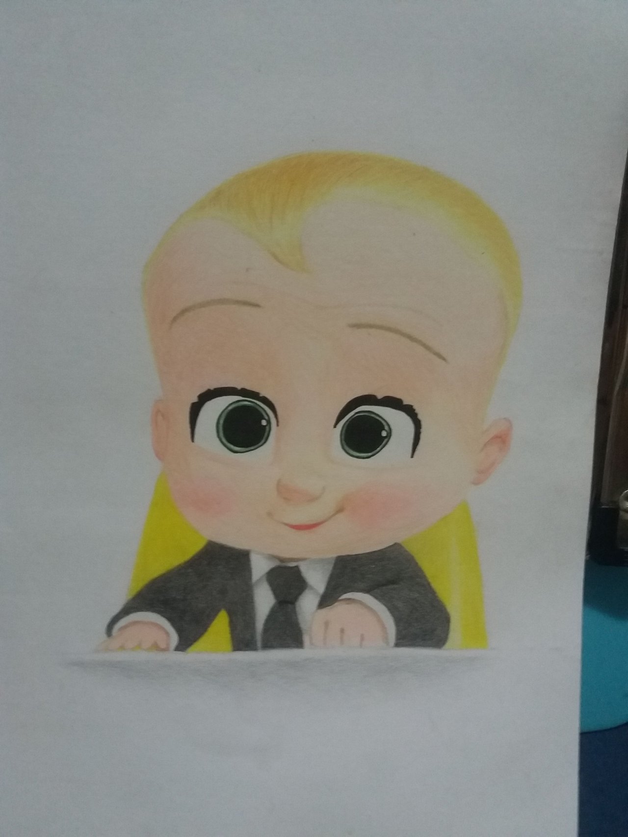 How to Draw Boss Baby Step by Step - Pease Heathence