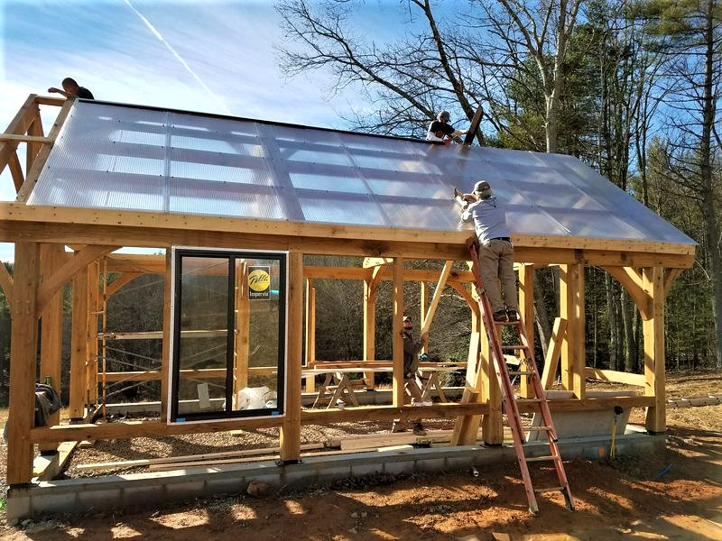 My Greenhouse Dream Came True - Timberframe Style — Steemit