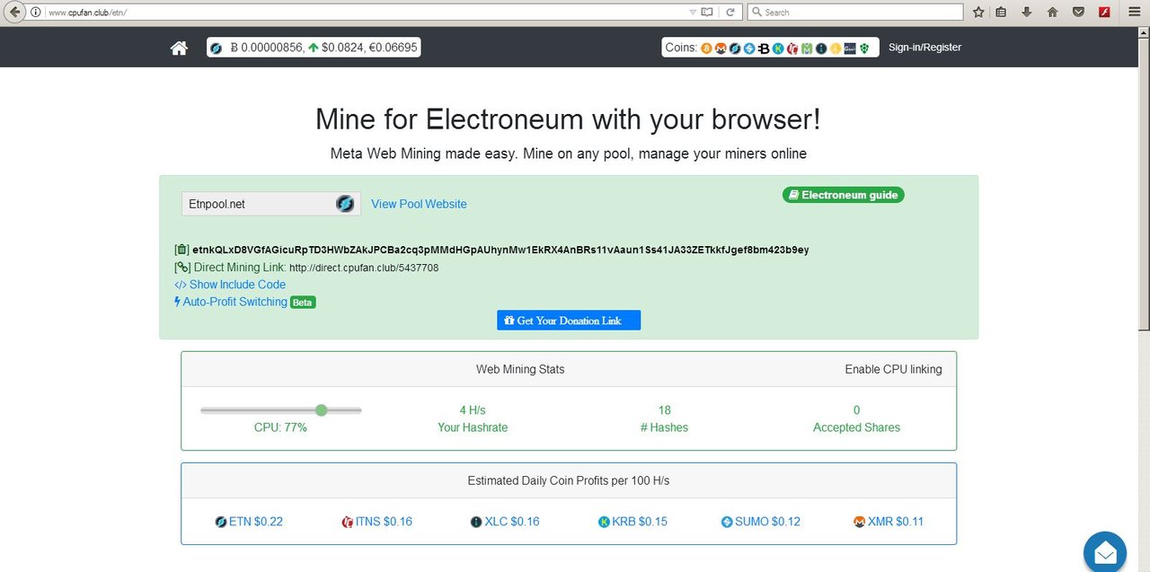 Mine Crypto-Coins Using Your Web Browser! — Steemit