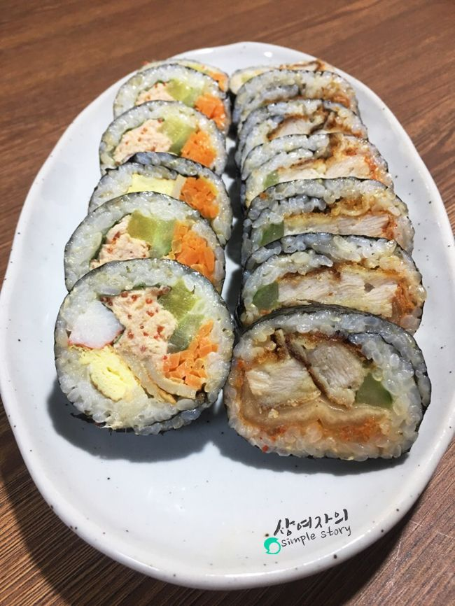 [Korean Food Introduction # 21] Pork cutlet-Gimbap — Steemit