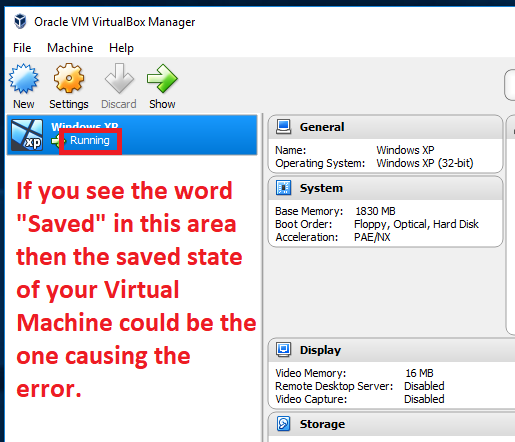 TUTORIAL: [VirtualBox] Failed to start the virtual machine Windows XP (VERR_SSM_INTEGRITY_FOOTER ...
