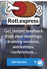 Roti.express - Get instant feedback from your meetings | Steemhunt