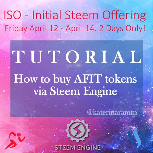 Tutorial: How to buy AFIT tokens from Steem - Engine