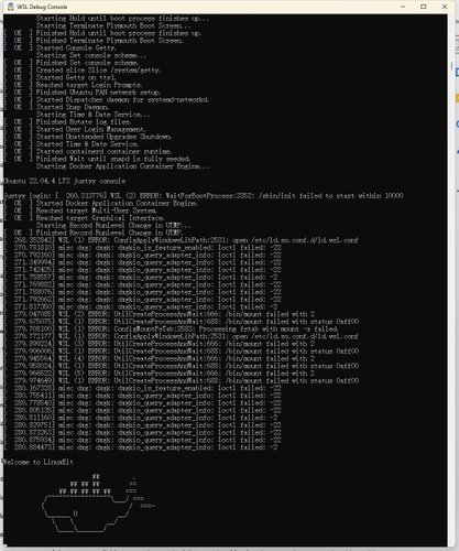 Enabling The Debug Console For Wsl2 Windows Subsystem For Linux