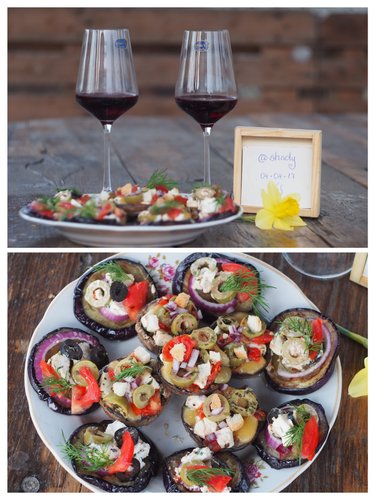 Steemit Culinary Challenge # 22 - Mediterranean Stuffed Mushrooms a...