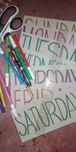 Lesson for Today: Days of the Week