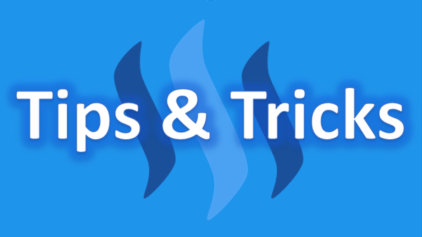 Tips and Tricks: Part 1 (Guide to Getting Started)