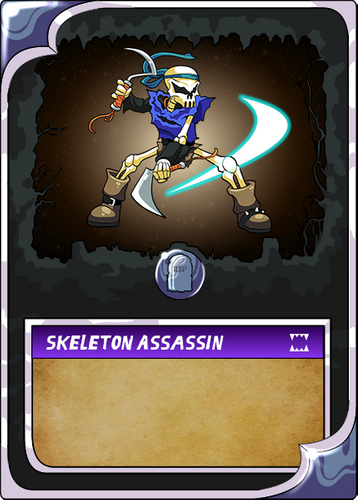 Contest Entry: Steem Monsters Skeleton Assassin Fantasy Backstory