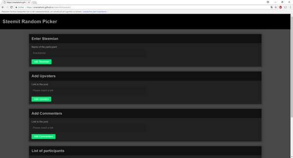 Steemit Random Picker