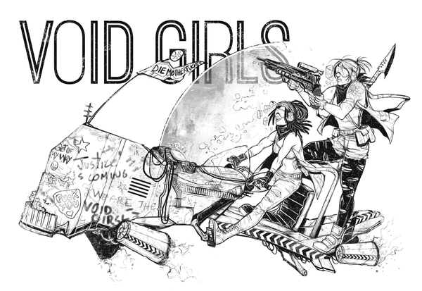 Concept Art for Void Girls Webcomic