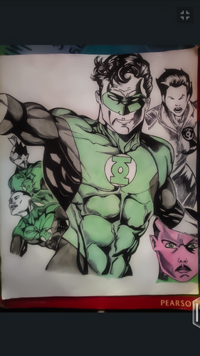 MY DRAWING OF GREEN LANTERN