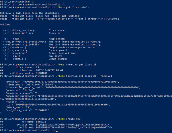 Introducing TEOS - an alternative EOS command line interface and pu...