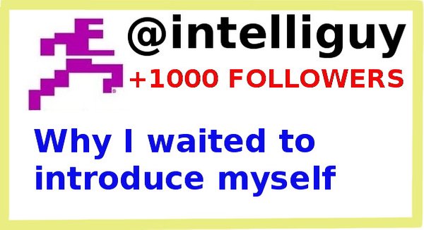 It is finally HERE!! @intelliguy finally posts an introduceyourself...