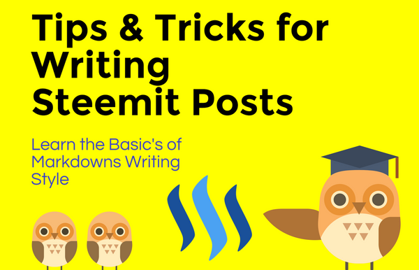 Steemitguide: Tips & Tricks for Writing Steemit Posts [Edition 1]