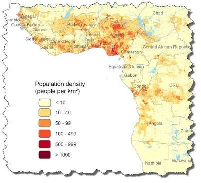 POPULATION DISTRIBUTION IN WEST AFRICA — Steemit