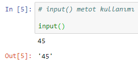 Kullanıcıdan Input Alma # 2 - Python Dersleri (Tutorials) — Steemit