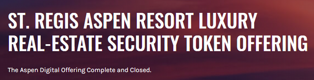 [2019.08.22] 최초의 부동산 토큰, 아스펜 코인[Aspen Coin] — Steemit