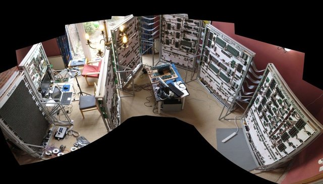 A British man is building a 16-bit computer using individual ...