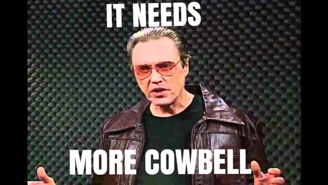 Bruce Dickinson Cowbell Quotes