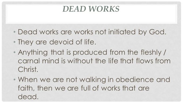 Dead Works — Steemit