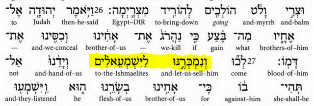 The language of ivrit ( עברית ) Genesis 44, Post #2