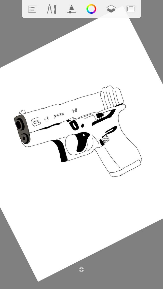 How To Draw A Simple Gun Drawingnow