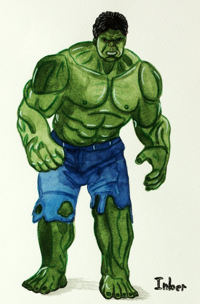The Incredible Hulk Smashing Drawings