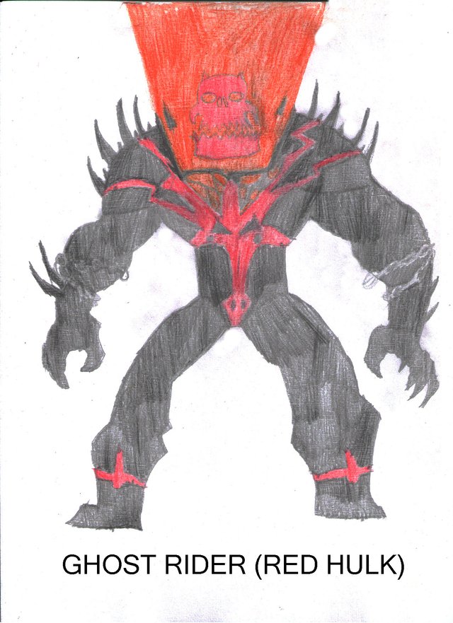 Ghost Rider Vs Red Hulk