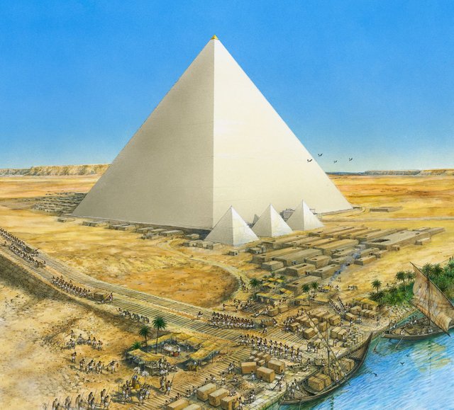 What Did The Pyramids Of Giza Actually Look Like Back Then Fun Fact ...
