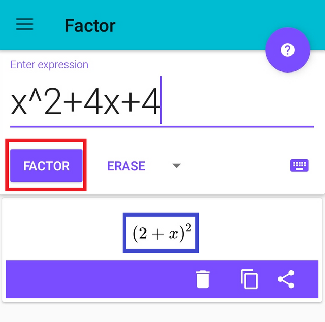 Factor Polynomial Tutorial Using Calculator N+ (Open source) - Math ...