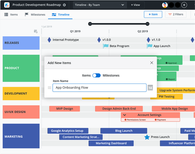 Roadmunk A Product Roadmap Software Roadmap Tool Steemcn