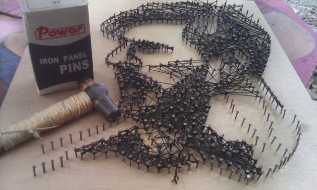 Tutorial - How to Make String Art by @huslein.slash (Bilingual) — Steemit