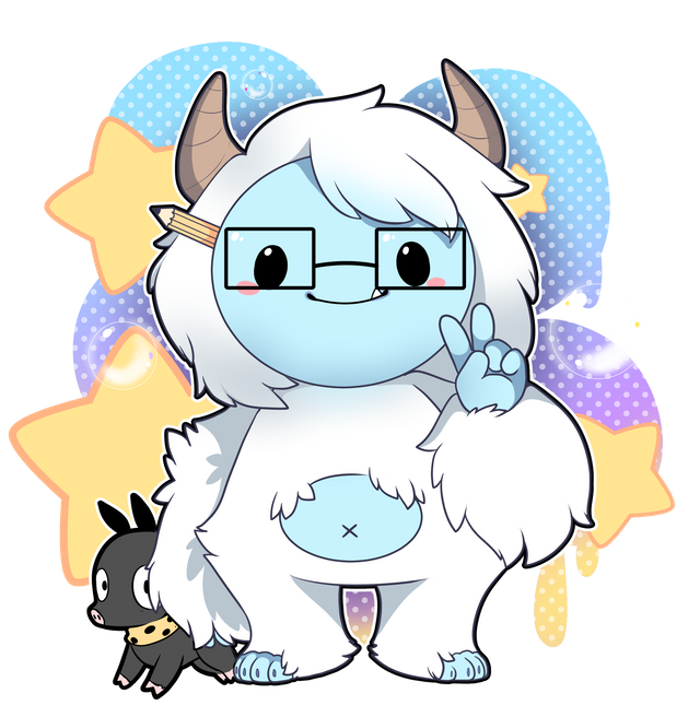 Cute Yeti Drawing