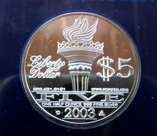 Saturday Silver Spotlight! 2003 NORFED Liberty Dollar Anniversary Set ...