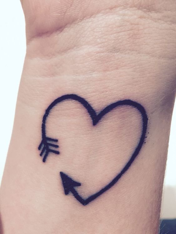 Easy Heart Tattoo Designs