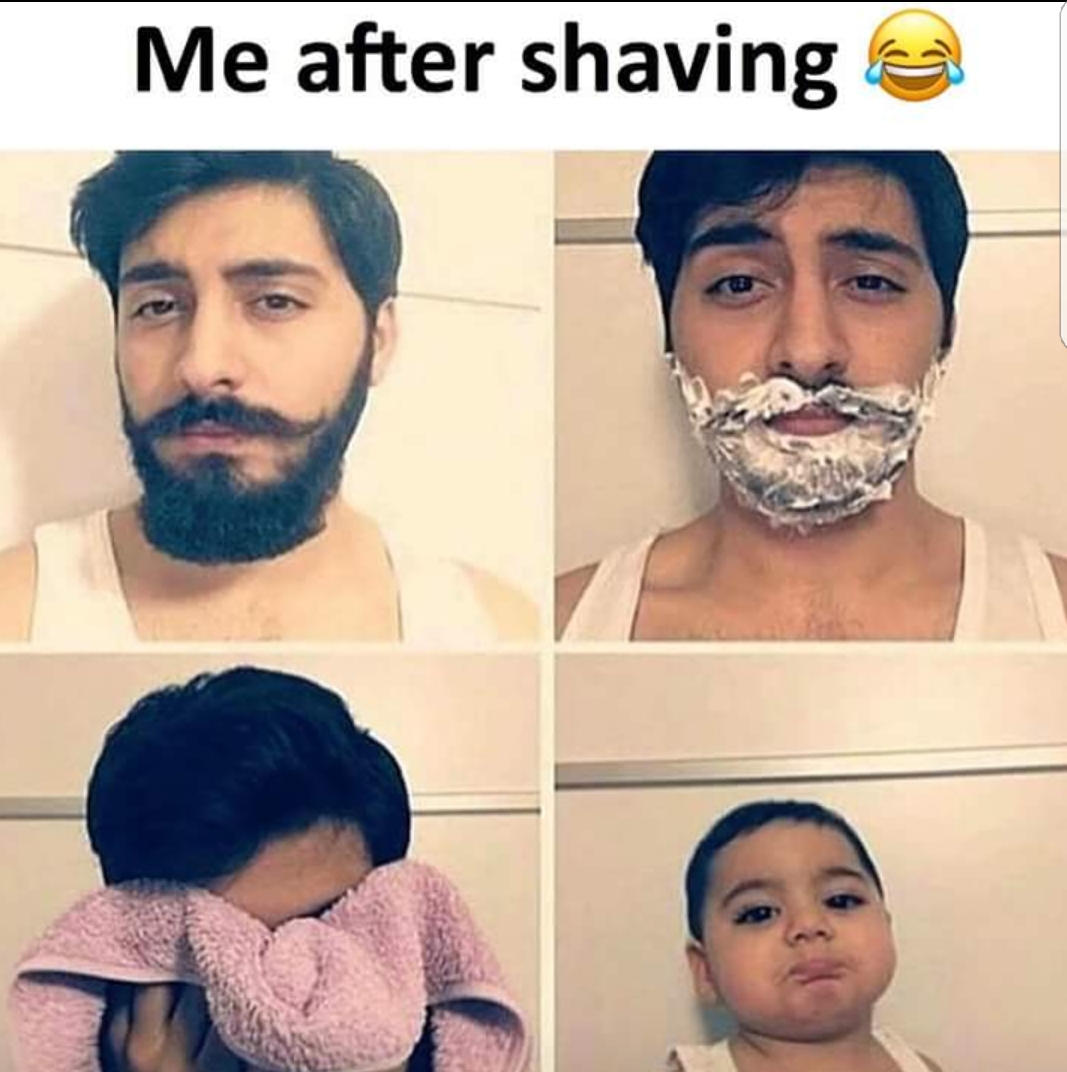 No Beard Meme